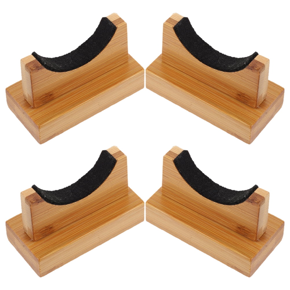 Worgeous 2 Pairs of Baseball Bat Holder Wooden Bat Display Rack ...