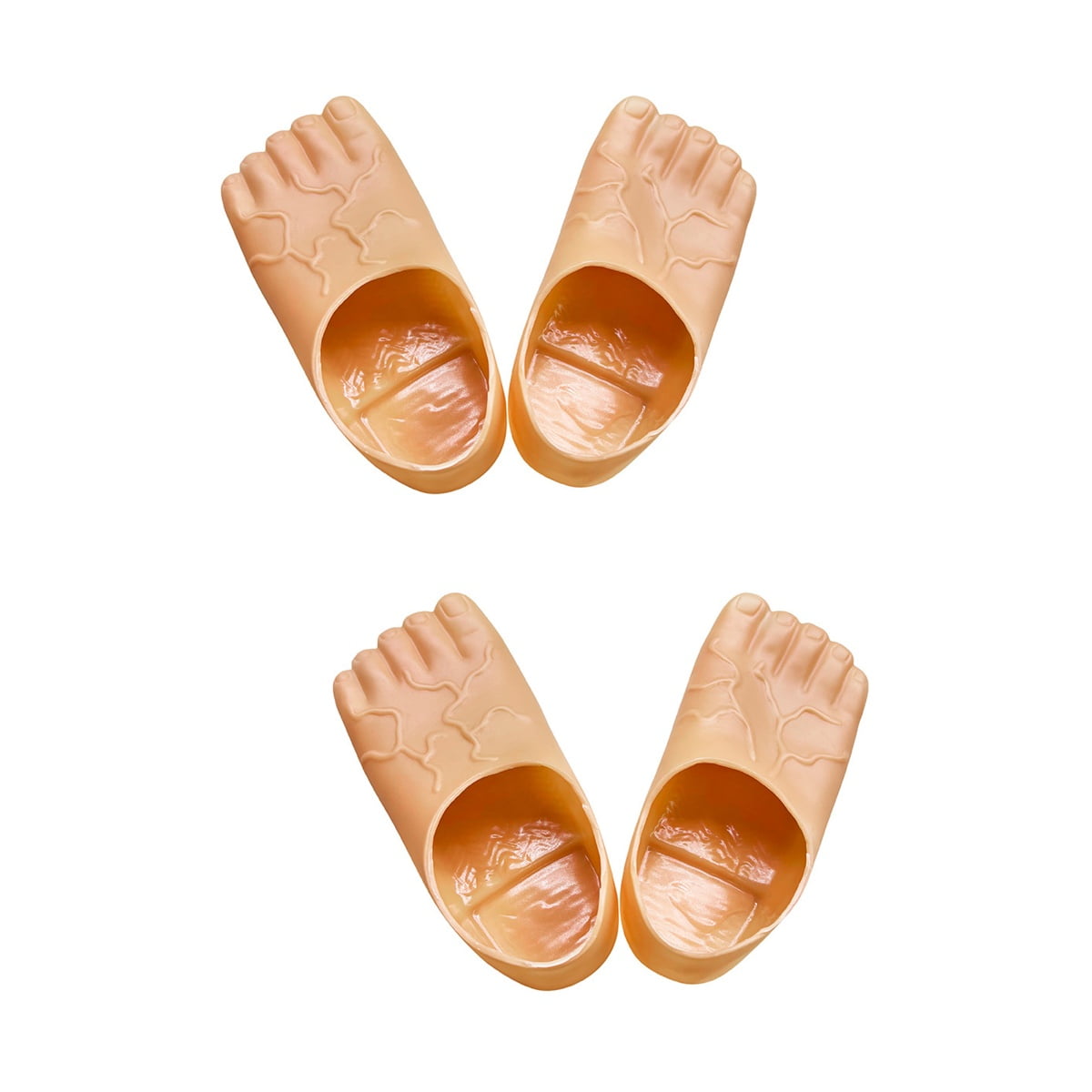 Worgeous 2 Pairs of Costume Slippers Props Halloween Cosplay Costume ...