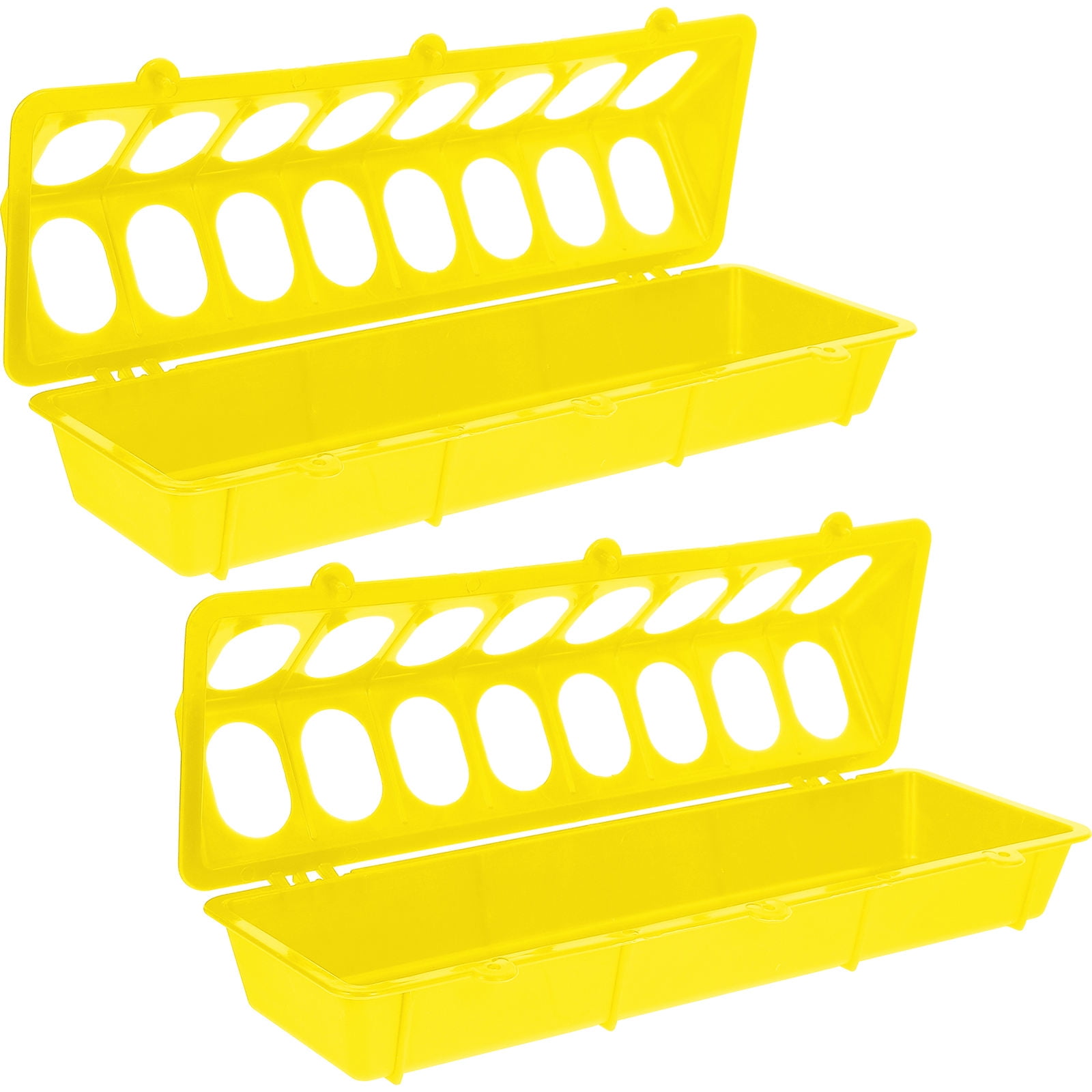 Worgeous 2 Pcs Chicken Automatic Feeder Brooder Pigeon Nesting Yellow ...