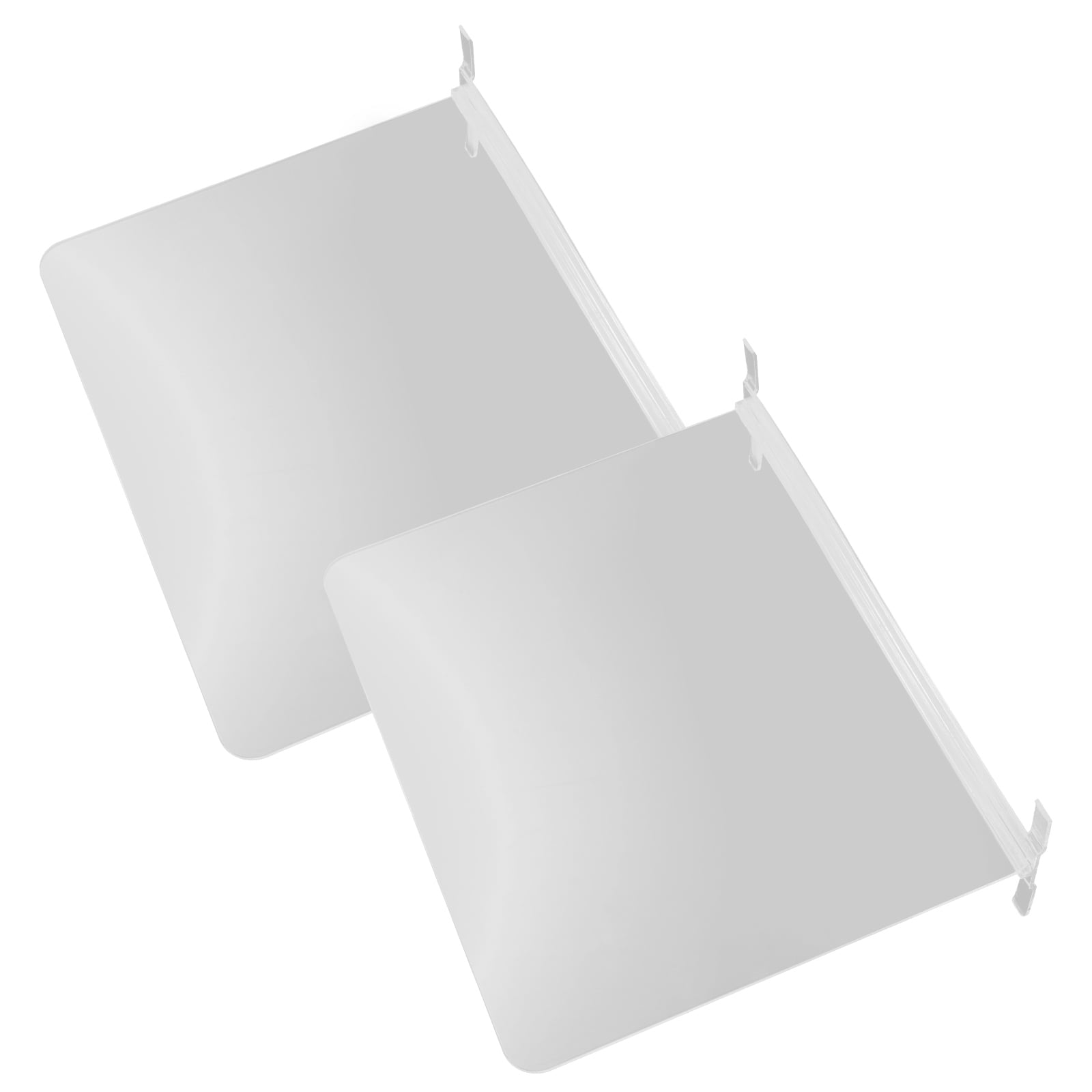 Worgeous 2 Pcs Clear Acrylic Shelf Dividers for Closet and Cabinet ...