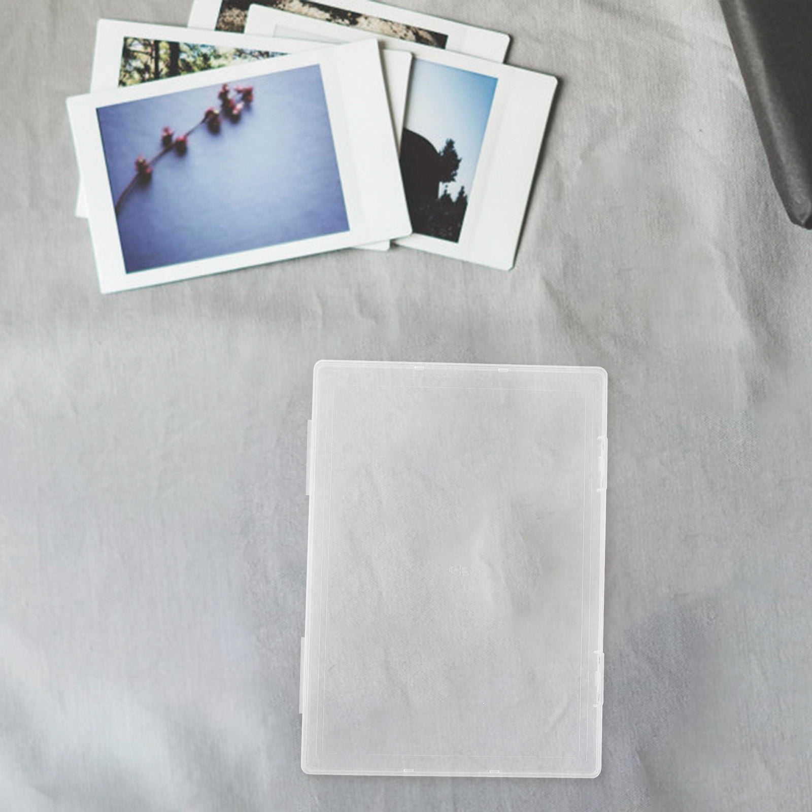 Worgeous 2 Pcs Clear Plastic Document Organizer Boxes for Birth ...