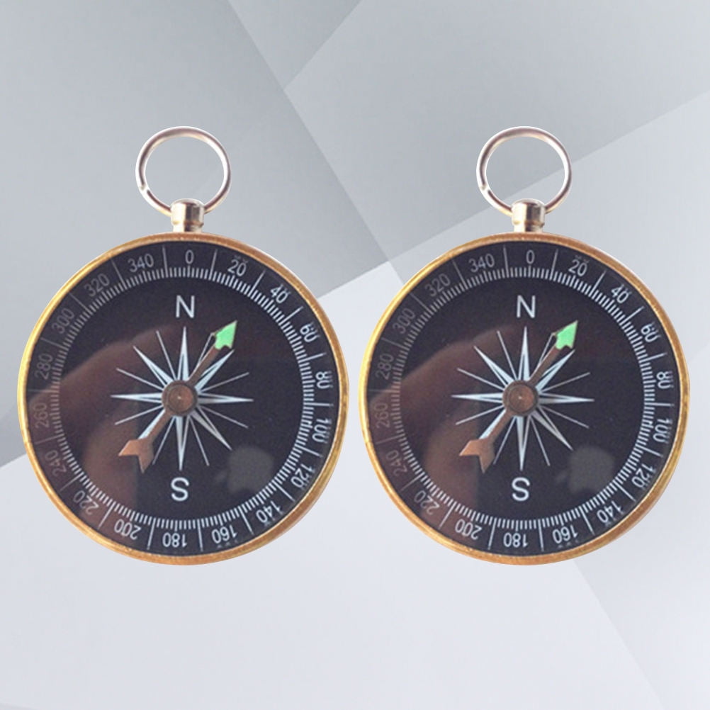 Worgeous 2 Pcs Compass Keychain Souvenir for Weddings Wedding Souvenirs ...
