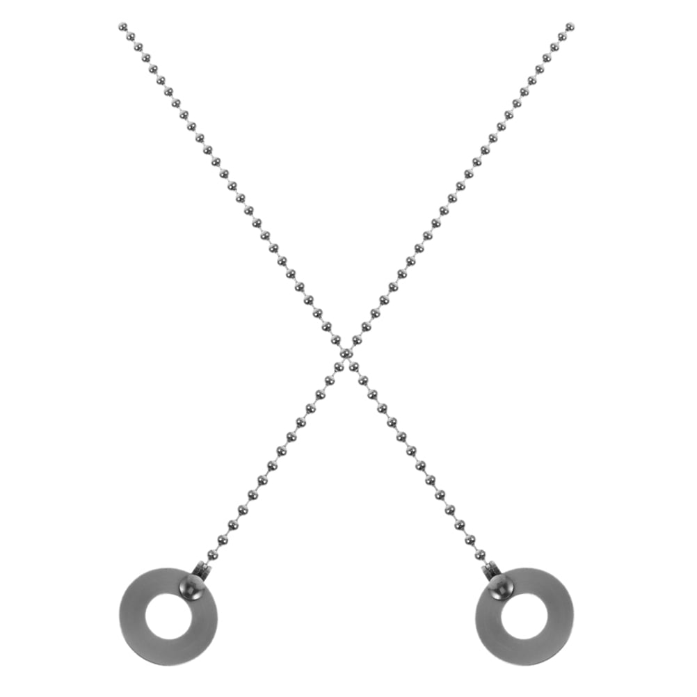 Worgeous 2 Pcs Cymbal Sustain Chain Drum Set Cymbal Sizzle Chain Cymbal ...