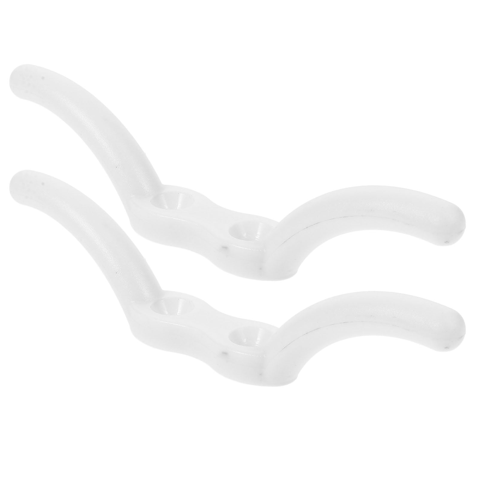 Worgeous 2 Pcs Flagpole Hook Hooks Clam Deck Boat Cleat Mooring Poles ...