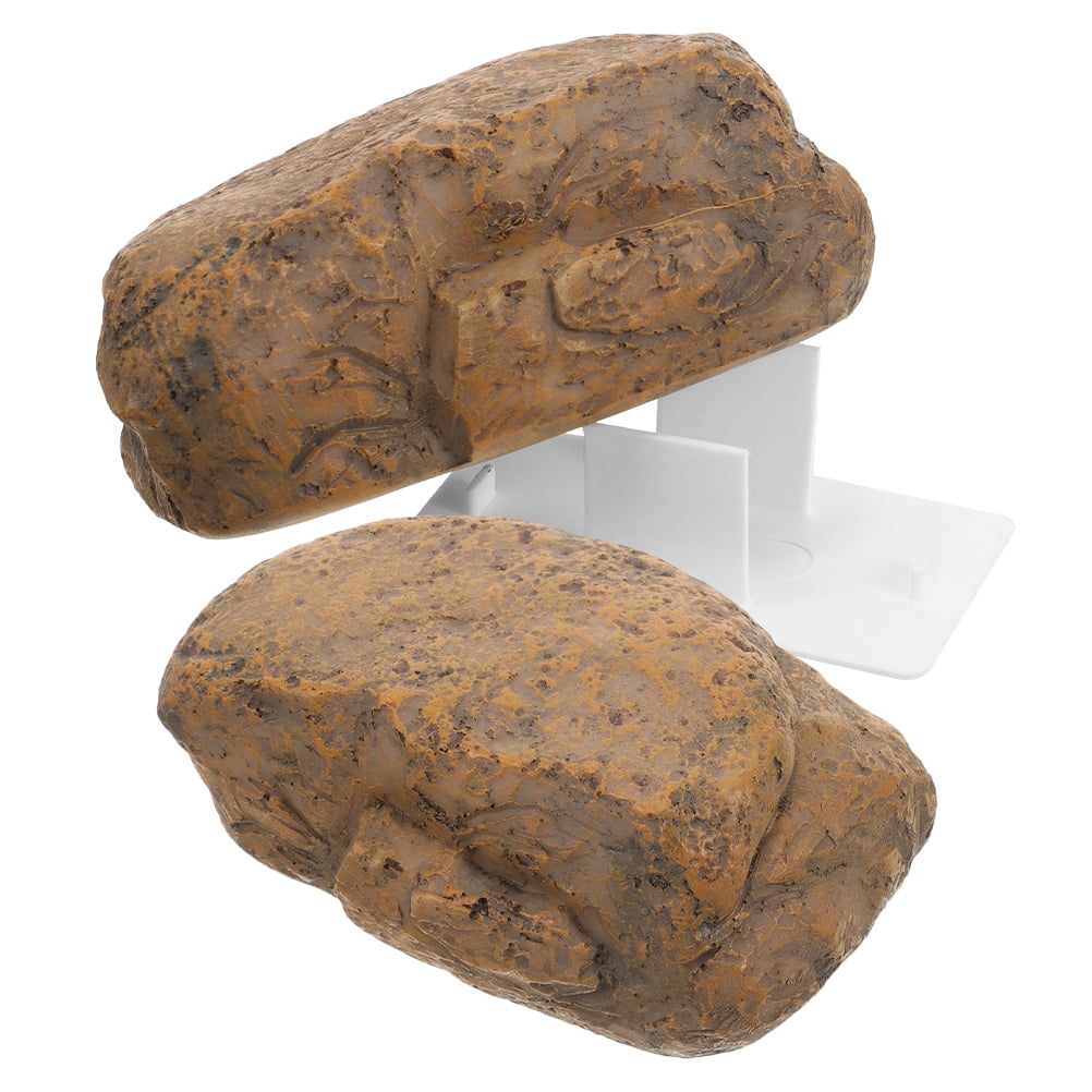 Worgeous 2 Pcs Hidden Key Holder Key Hider Figurine Stone Key Box 10 ...