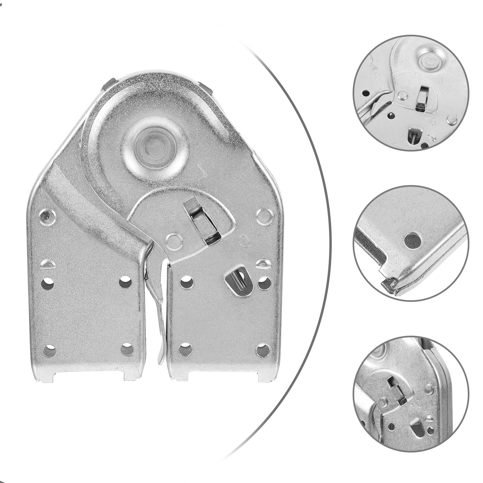 Worgeous 2 Pcs Iron Locking Folding Herringbone Ladder Brackets Hinge ...