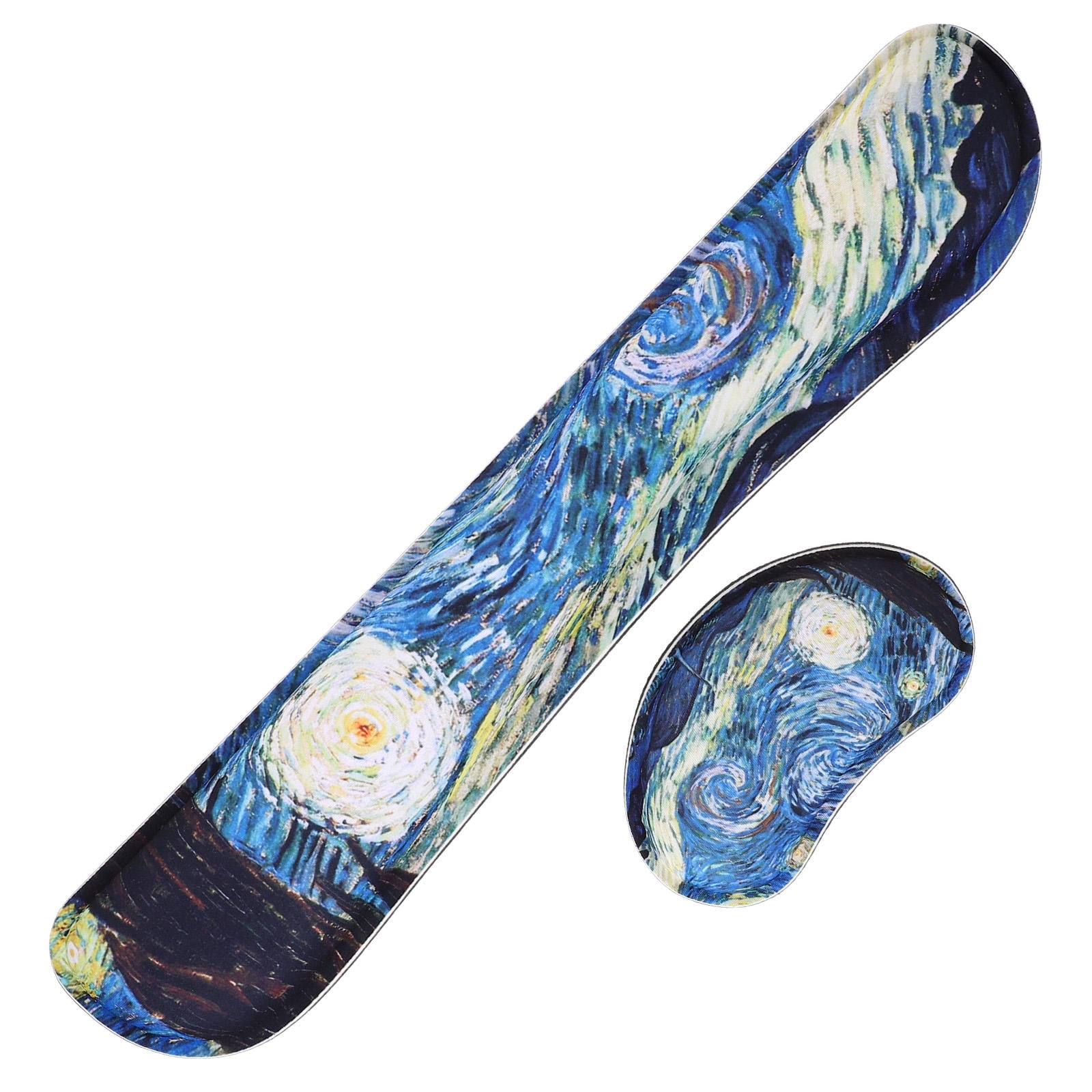 Worgeous 2 Pcs Memory Foam Wrist Guard Computer Rest Ergonomic ...