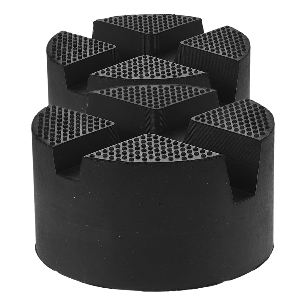 Worgeous 2 Pcs Pad Jack Jack Rubber Block 8.00X8.00X4.40CM Black ...