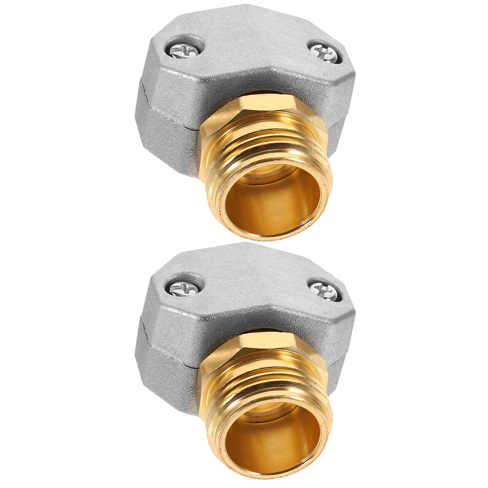 Worgeous 2 Pcs Pipe Connector Garden Water Hose Repair Adapters and ...