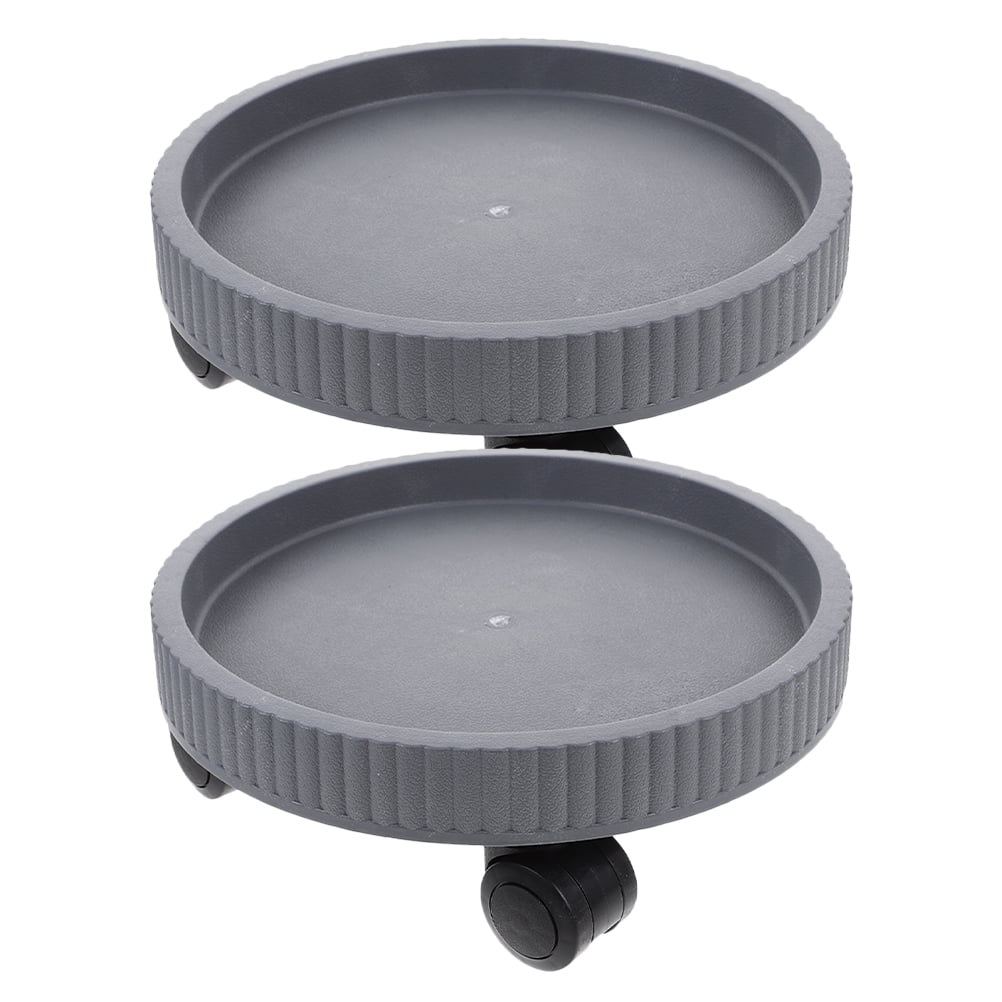 Worgeous 2 Pcs Planting Tray Plastic Trays for Plants Wheel Rollers Pot ...