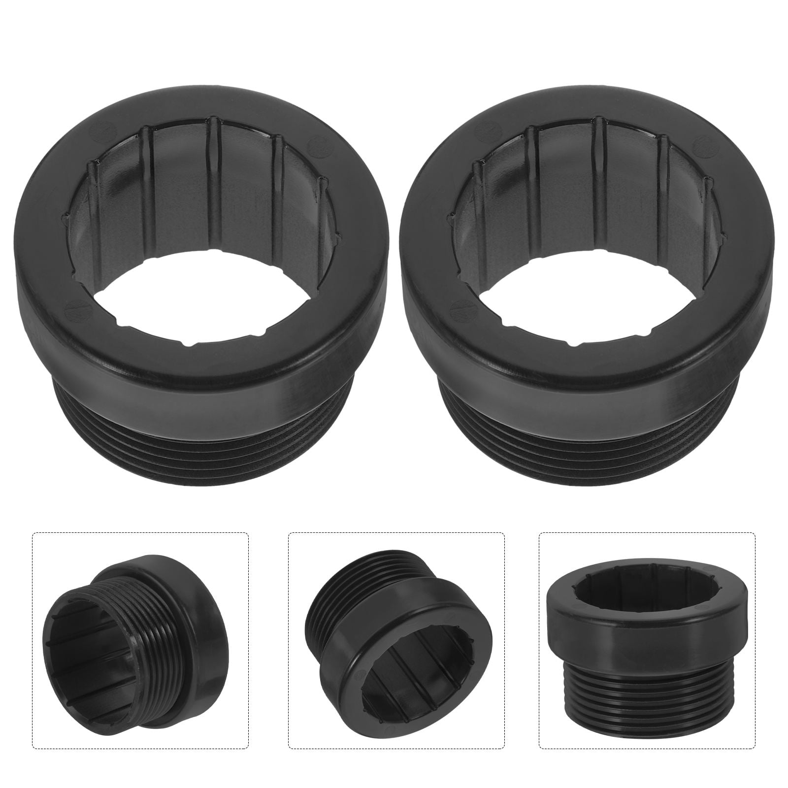 Worgeous 2 Pcs Pool Umbrella Support Parasol Stabilizer Outdoor Black ...