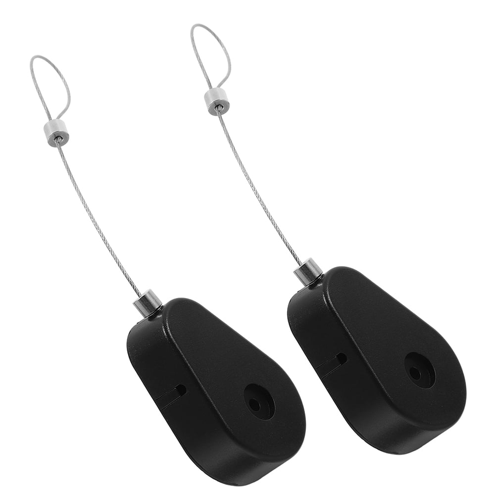 Worgeous 2 Pcs Retractable Steel Cable Anti Theft Telescopic Anti Theft ...