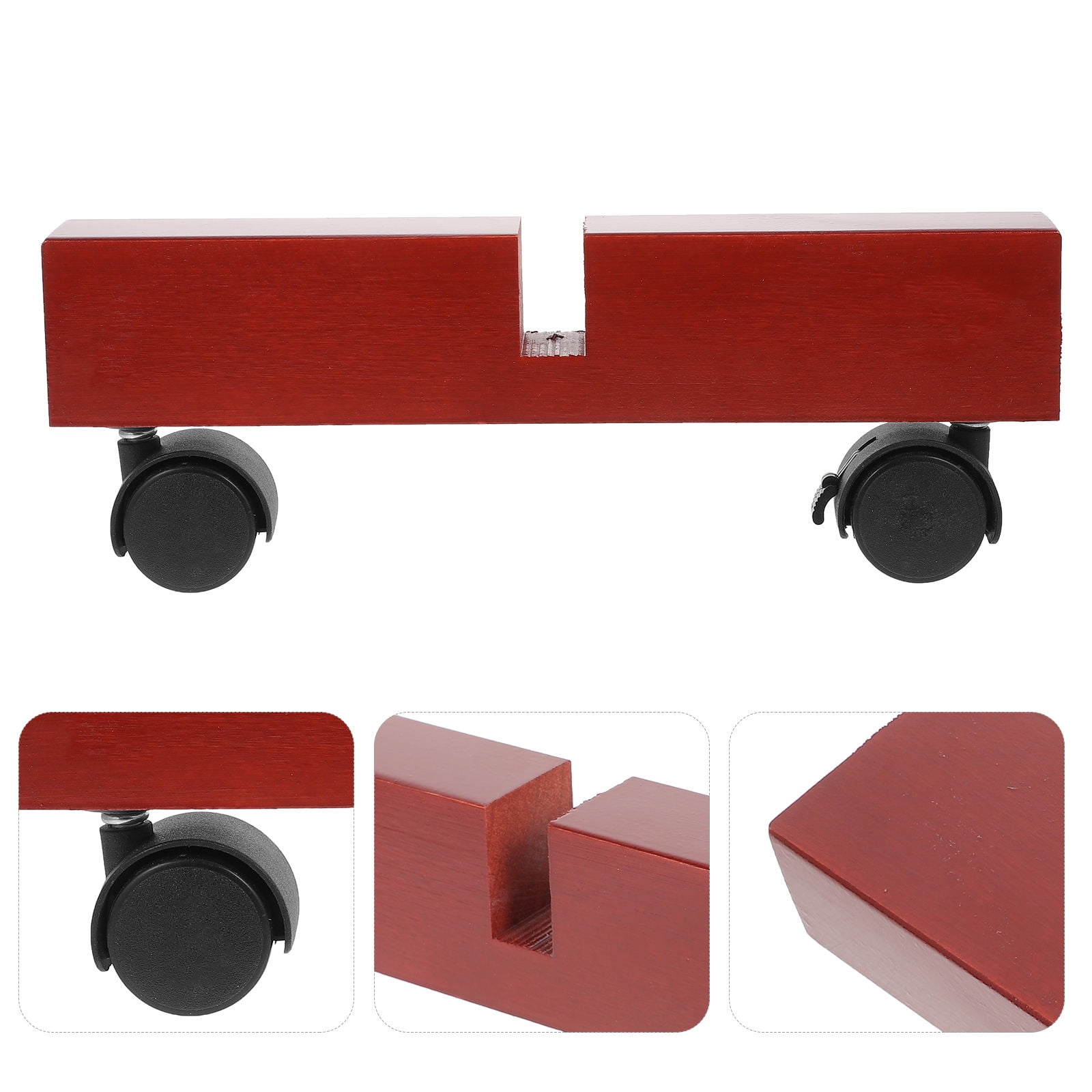 Worgeous 2 Pcs Screen Divider Base Wooden Bracket Room Dividers and ...