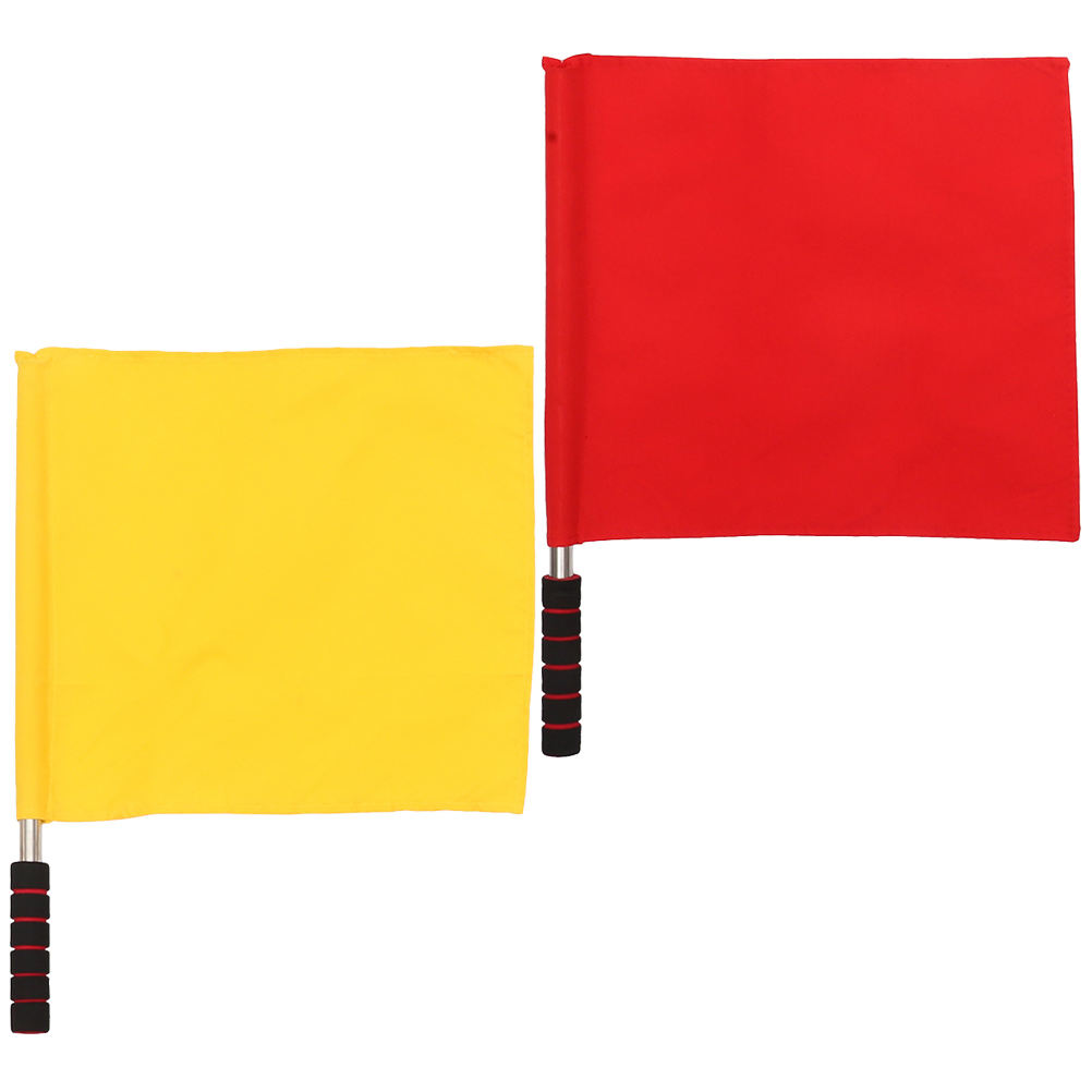 Worgeous 2 Pcs Signal Flag Sports Linesman Flags Conducting Competition - Walmart.com