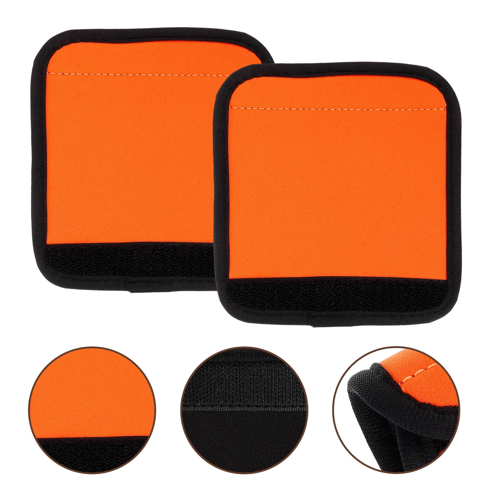 Raindrops Grip Pads Polyester Orange Horizontal Bars Accessories 2Pcs 5 ...