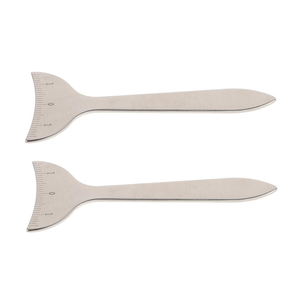 Worgeous 2 Pcs Stainless Steel Eyeliner Guide Eye Gauge Precision ...