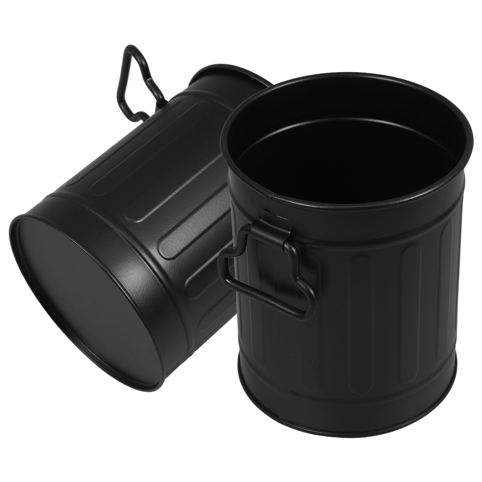 Worgeous 2 Pcs Trash Can Pen Holder Large for Desk Dispenser Rotating ...