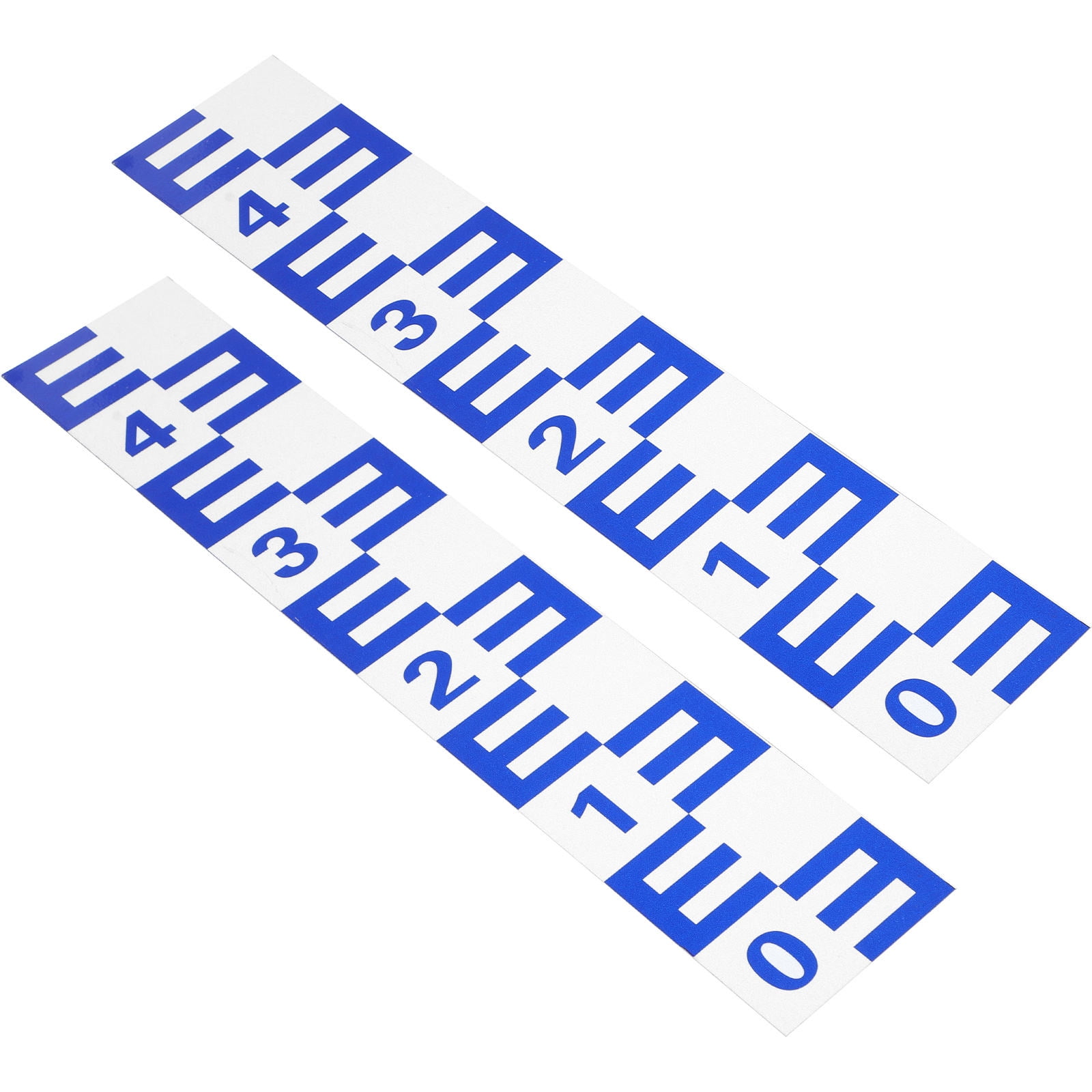 Worgeous Pool Water Measuring Tools Water Level Sticker Blue Aluminium ...