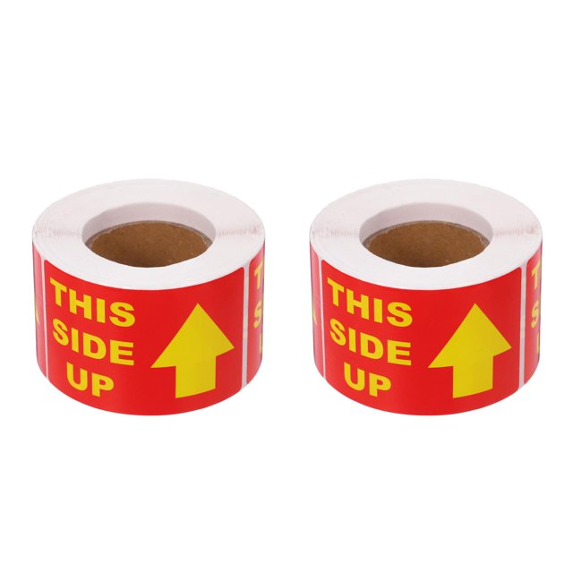 WORGEOUS 2 Rolls Fragile Stickers Fragile Warning Stickers Fragile ...