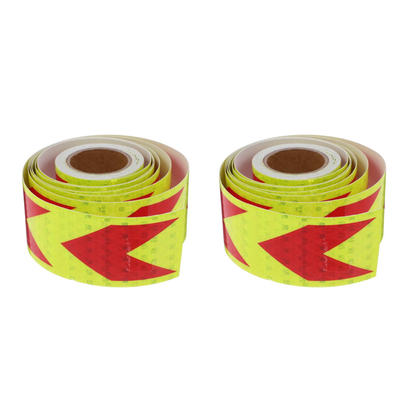 Worgeous 2 Rolls Reflective Tape Arrow Self-Adhesive High Visibility ...