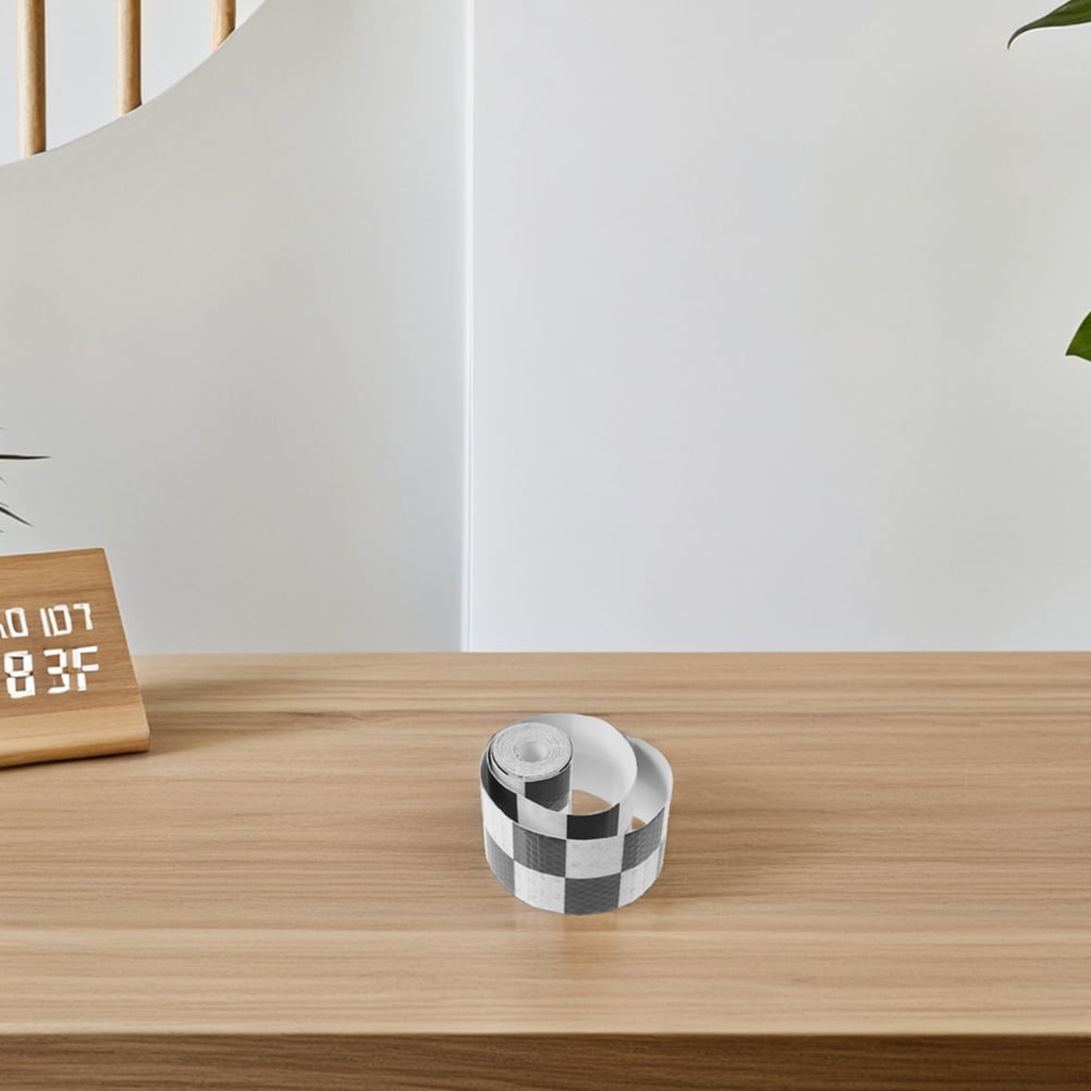 Worgeous 2 Rolls Reflective Tape Checkered Reflective Tape Outdoor ...