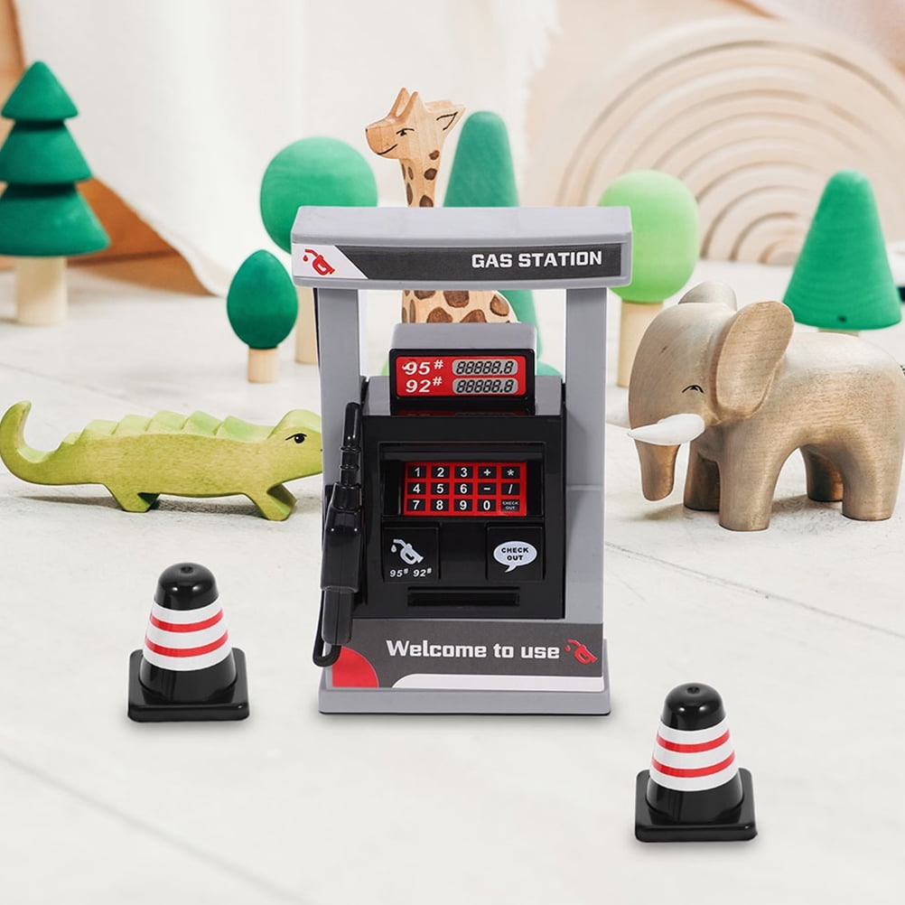 Worgeous 2 Set Kids Gas Station Toy Including 2 Simulation Gas Pump Toy ...