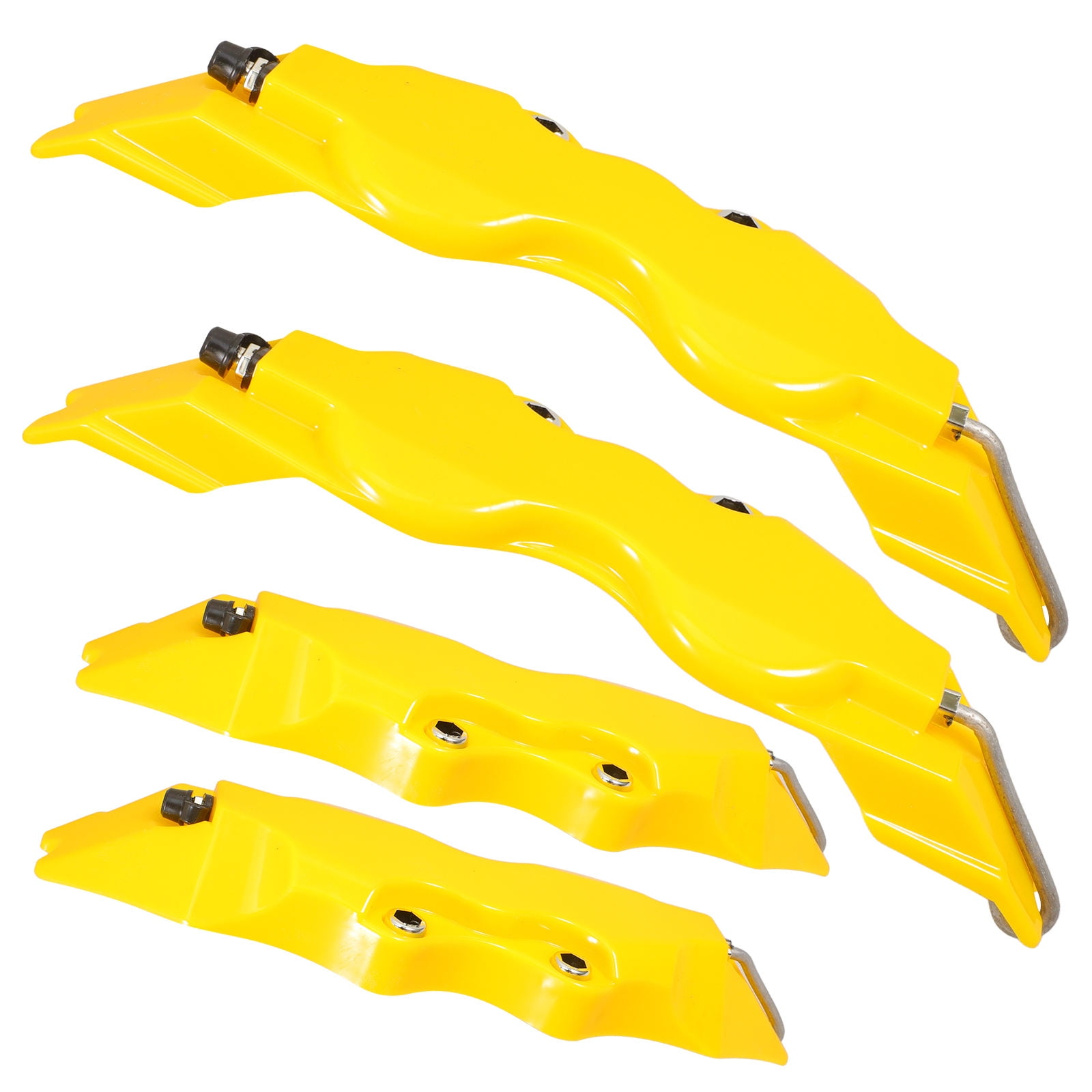 Worgeous 2 Sets 3D Brake Caliper Covers Yellow Front and Rear Brake ...