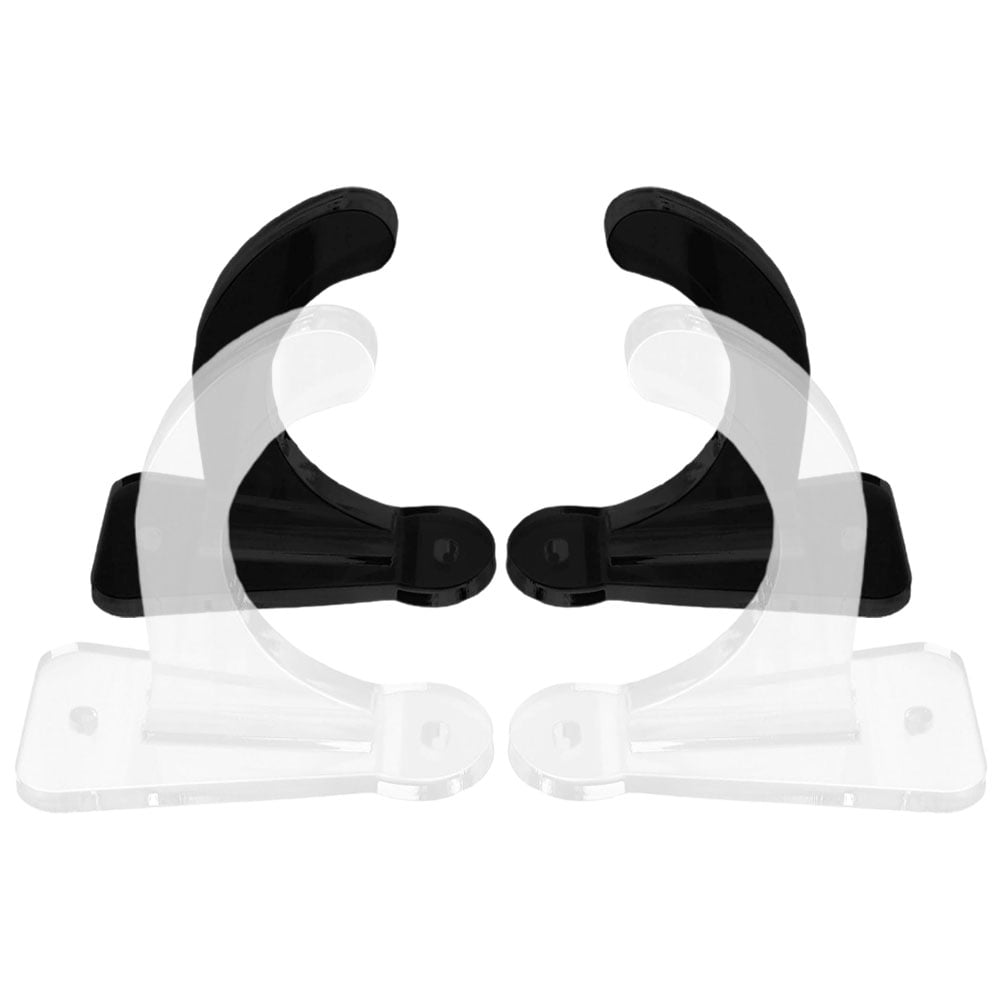 Horizontal Baseball Bat Hanger Wall Mount Display Rack Acrylic 2 Sets ...