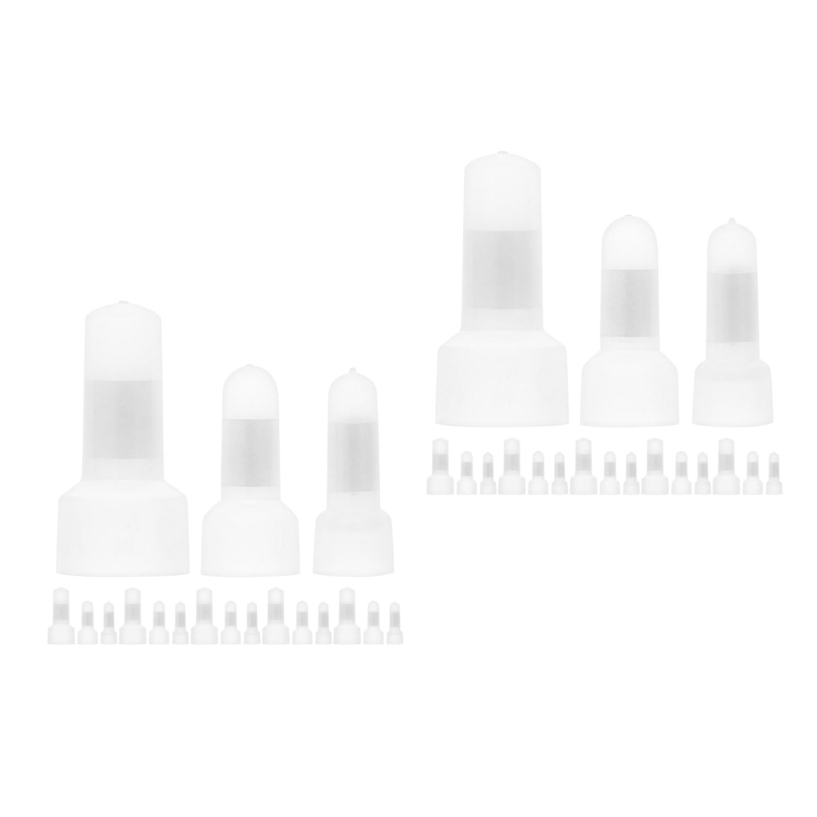 Worgeous 2 Sets Electrical Wire End Connectors Insulated Crimp Caps for ...