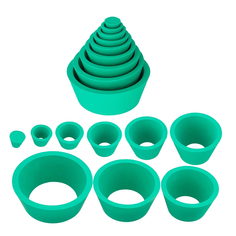 Worgeous 2 Sets Funnel Adapter Filter Adapter Cone Tapered Rubber ...