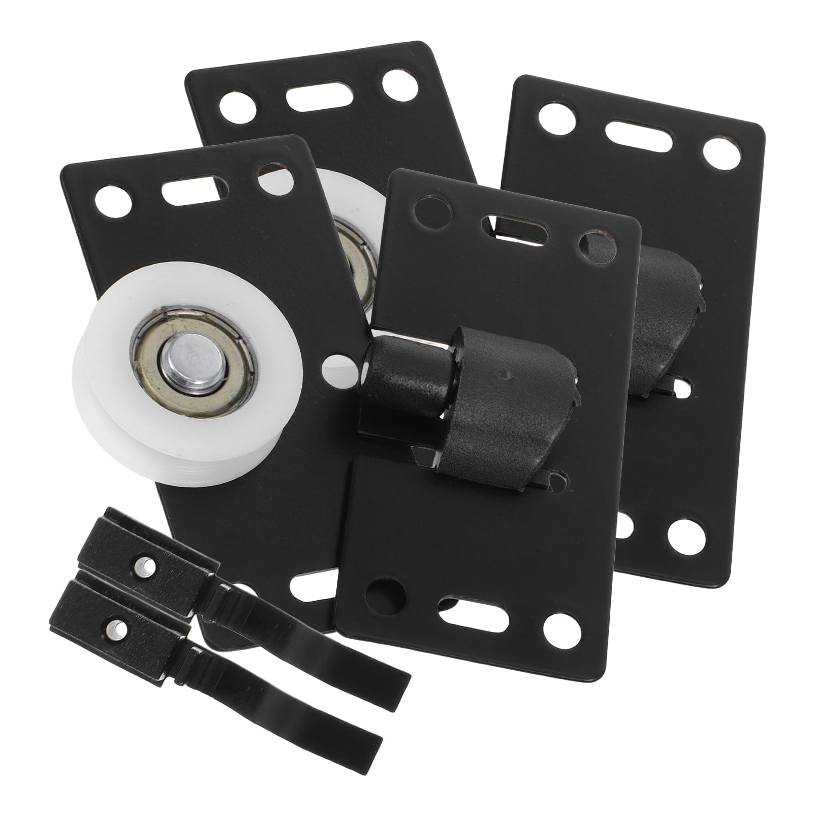 Worgeous 2 Sets Furniture Wheels Cabinet Door Wardrobe Sliding Pulley ...