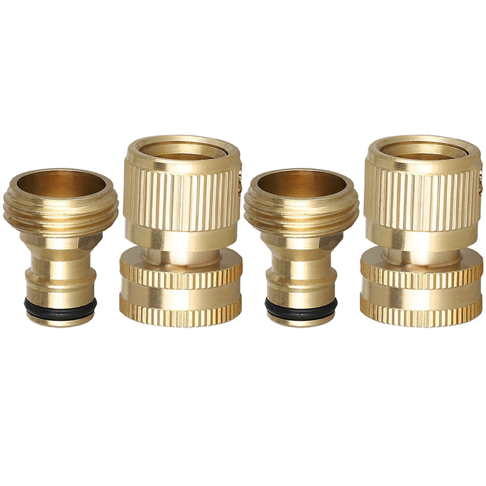 Worgeous 2 Sets Garden Hose Adapters Garden Hose Quick Connector 3/4 ...