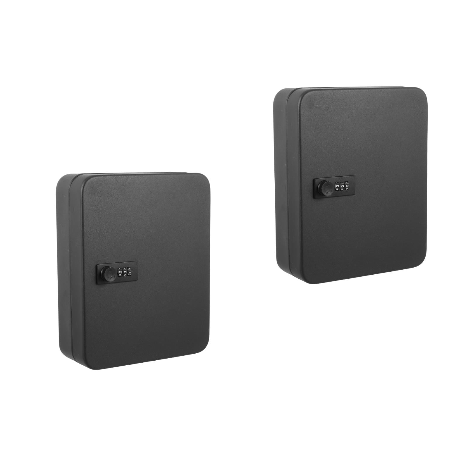 Worgeous 2 Sets Key Management Box Key Security Cabinet Wall-mounted ...