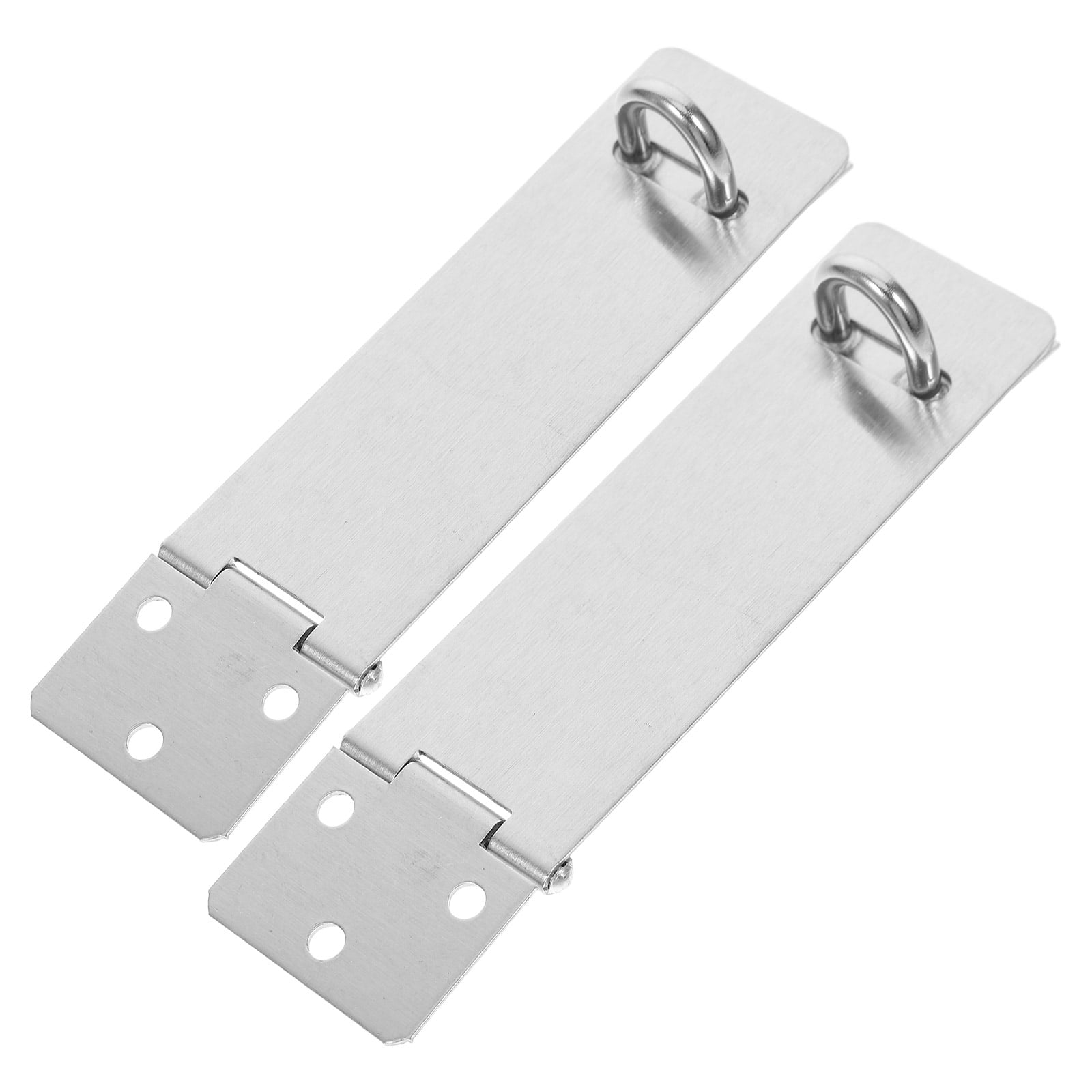 Worgeous 2 Sets Locking Hasp Barn Doors Latch Heavy Duty Latch Padlock ...