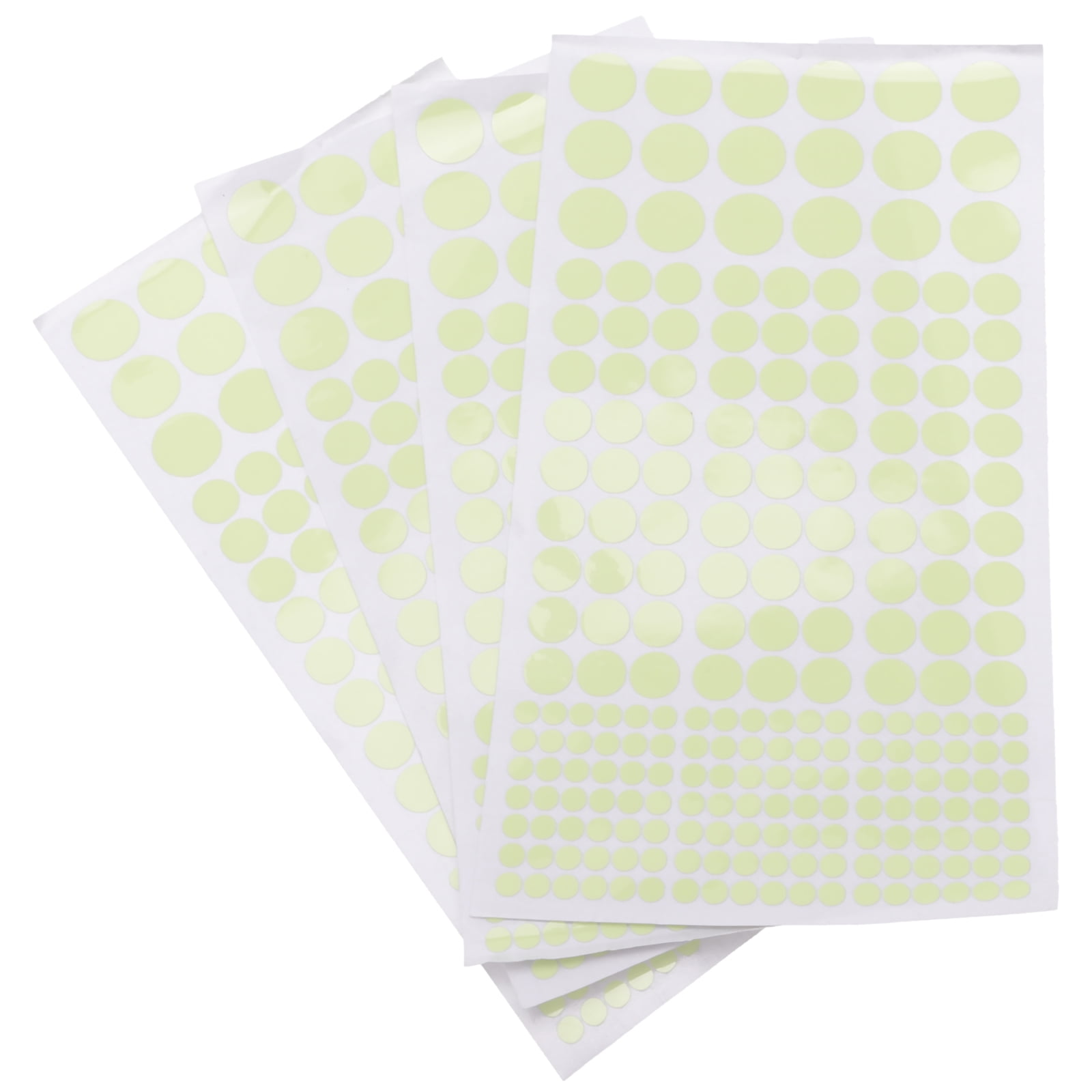 Worgeous 2 Sets Luminous Dot Stickers Round Removable Wall Decoration ...
