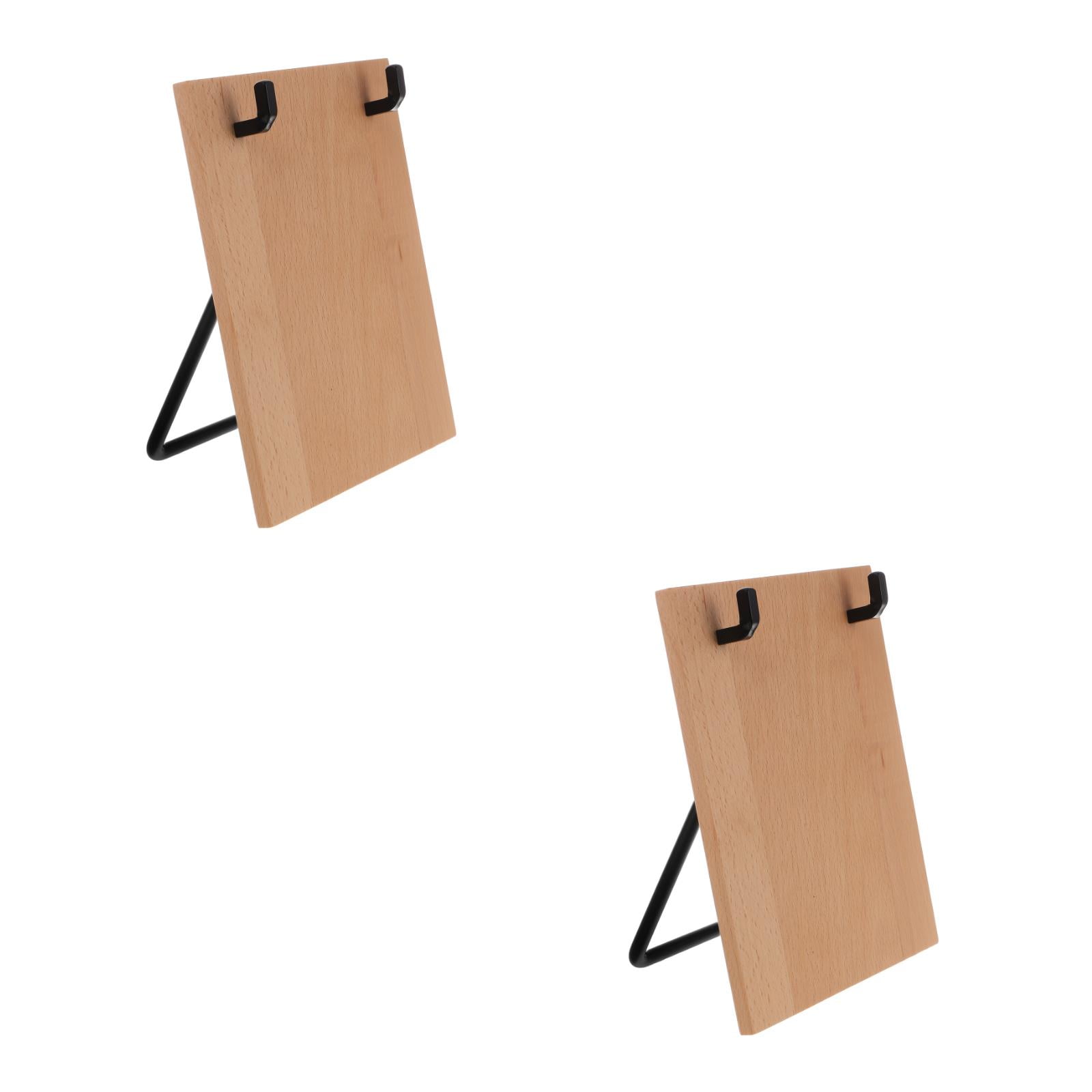 WHAMVOX WORGEOUS 2 Sets Metal Frame Calendar Stand DIY Flip Calendar ...