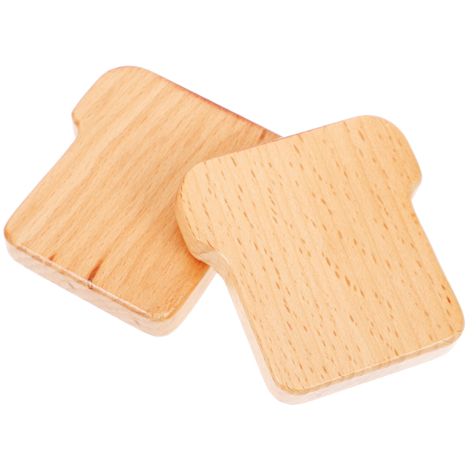 Worgeous 2 Sets Mini Wooden Toast Decorations Mini House Scene Props ...