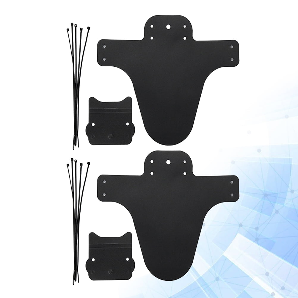 CIMAXIC Mud Guards Mountain Bike Plastic Black Cyclists Rain 2 Sets ...