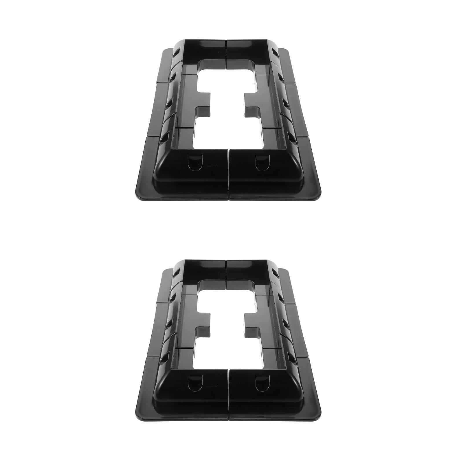 Worgeous 2 Sets No Drill Rv Solar Panel Mount Mounting Brackets Van ...