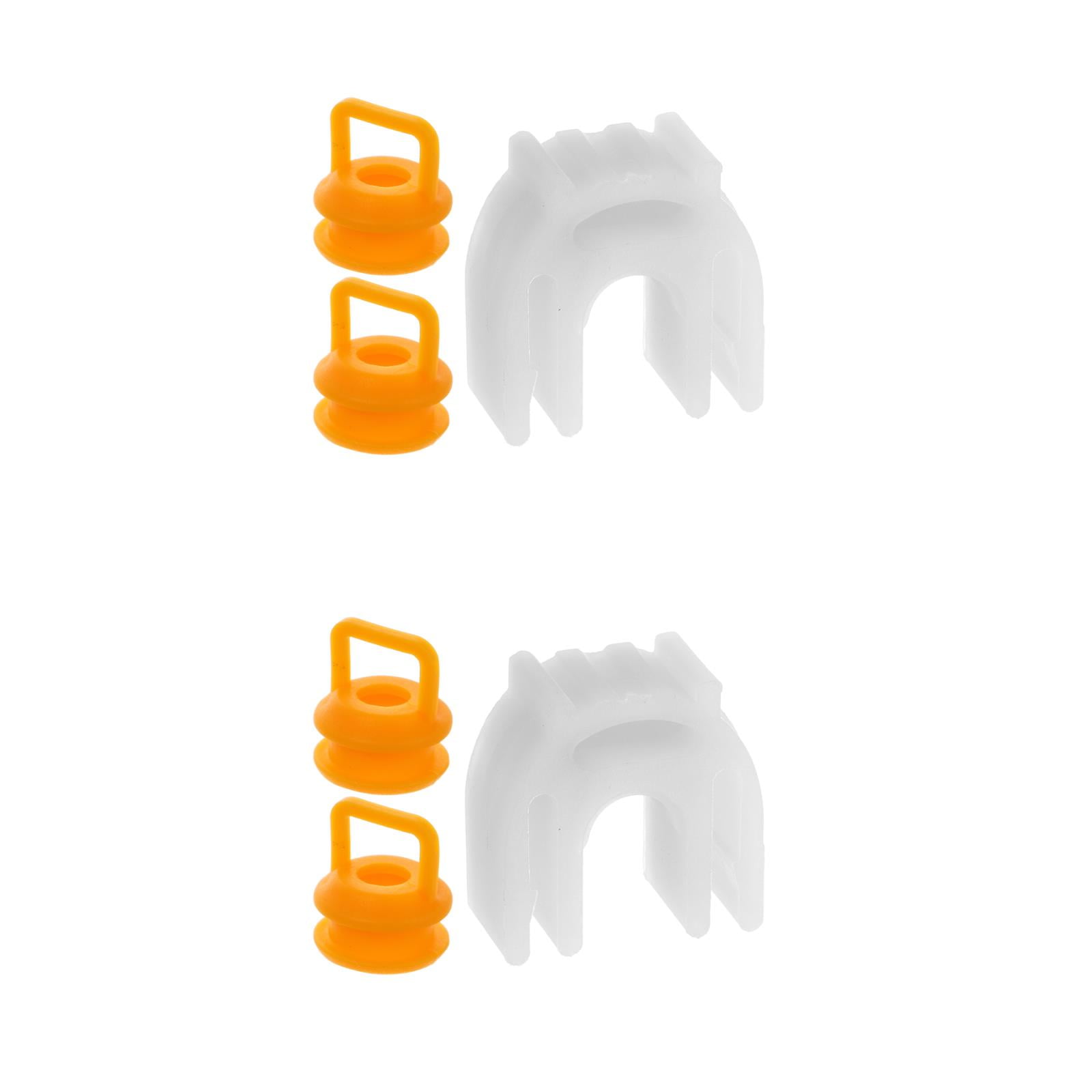 Worgeous 2 Sets Shifter Bushing Kit Plastic Shift Cable Bushing Repair ...