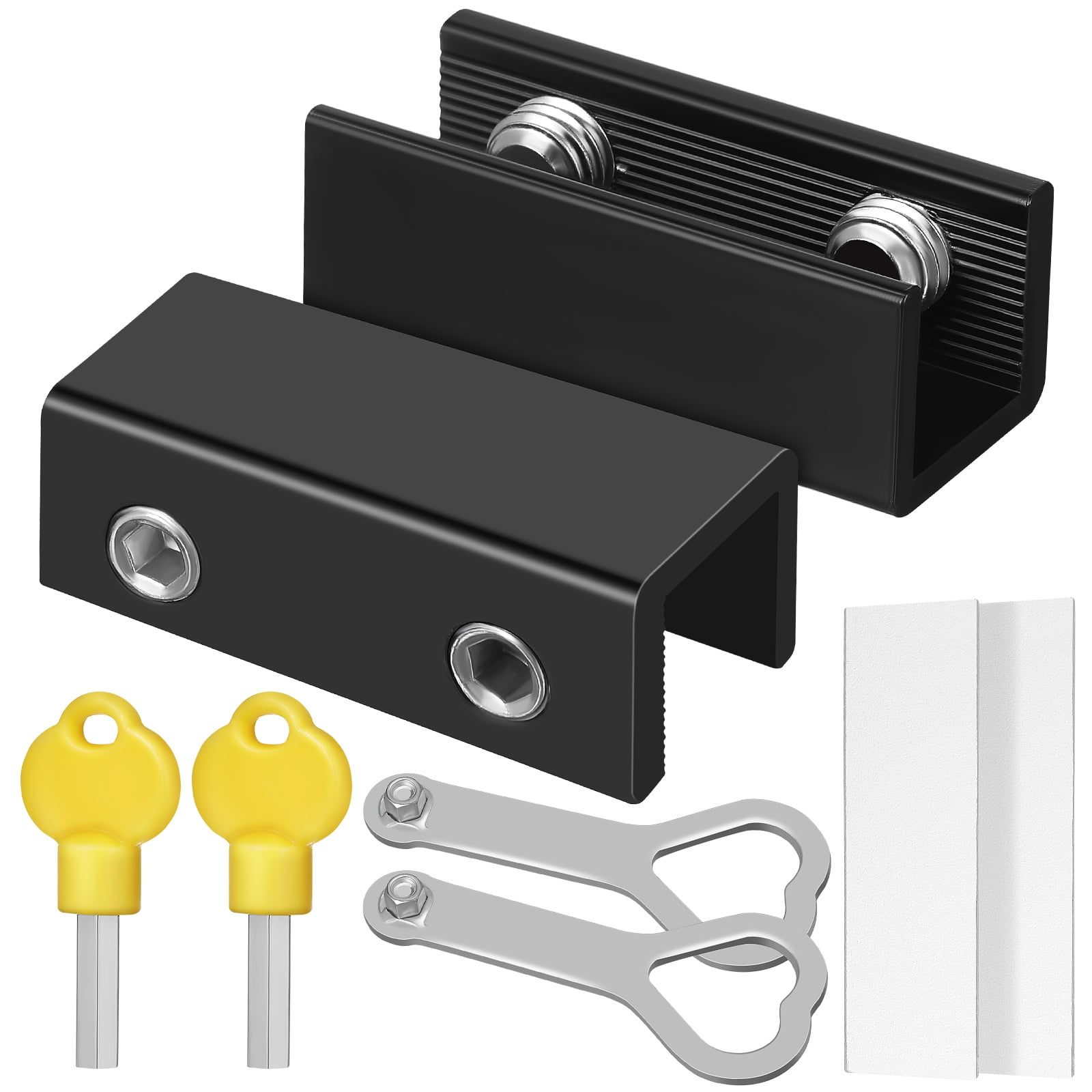 Worgeous 2 Sets Sliding Door Child Safety Lock Window Locks Latch ...