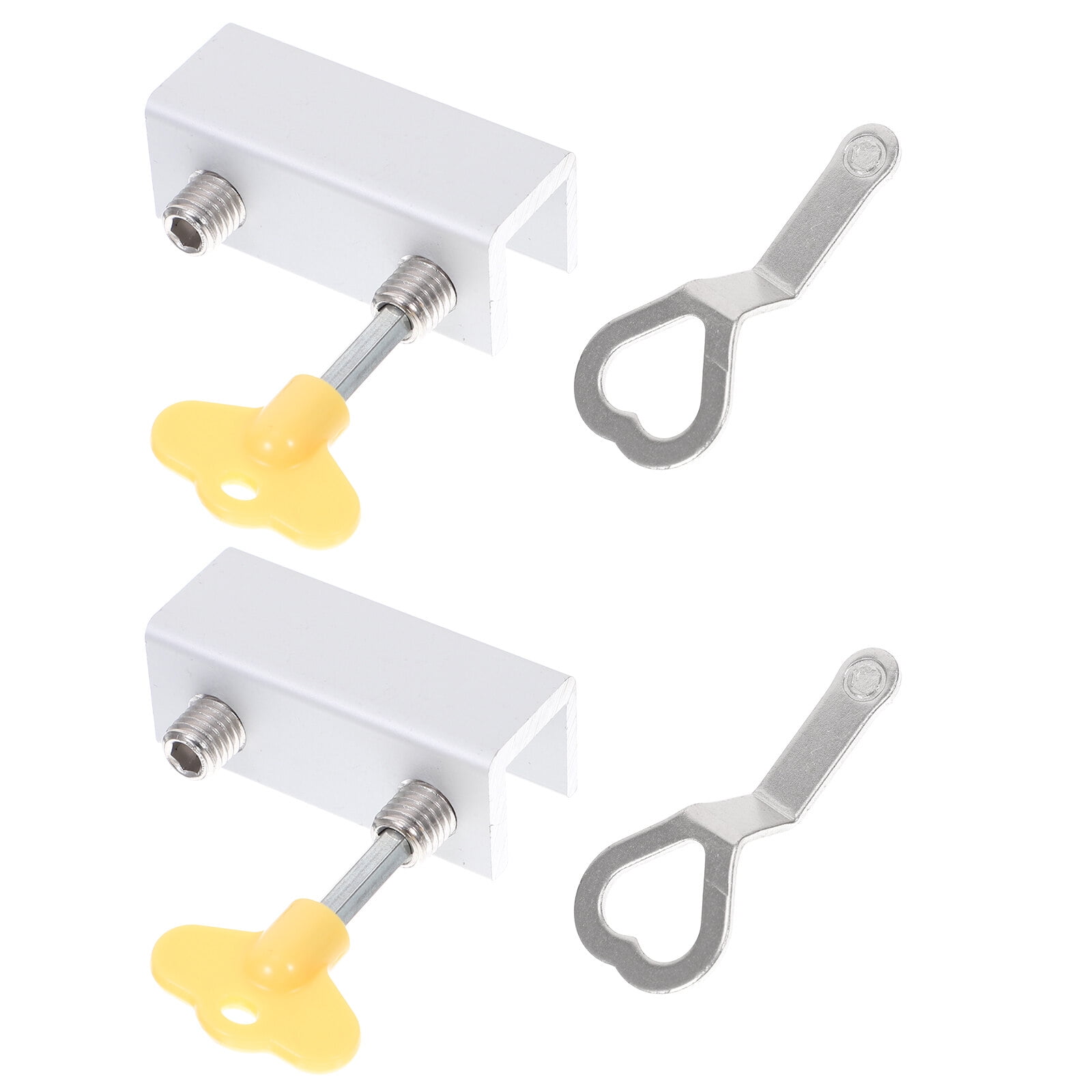 Worgeous 2 Sets Sliding Window Locks Window Security Stoppers ...