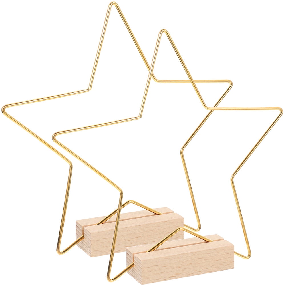 Worgeous 2 Sets Star Table Decorations Centerpiece for Christmas ...