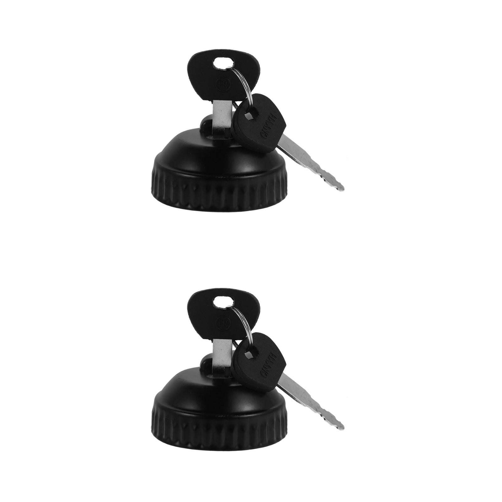 Worgeous 2 Sets Tank Cap For Cars Locking Gas Cap With Key Gas Tank ...