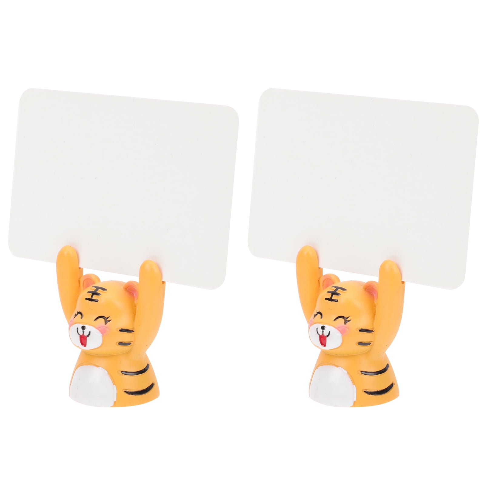 Worgeous 2 Sets Tiger Message Folder Cartoon Animal Phone Stand for ...