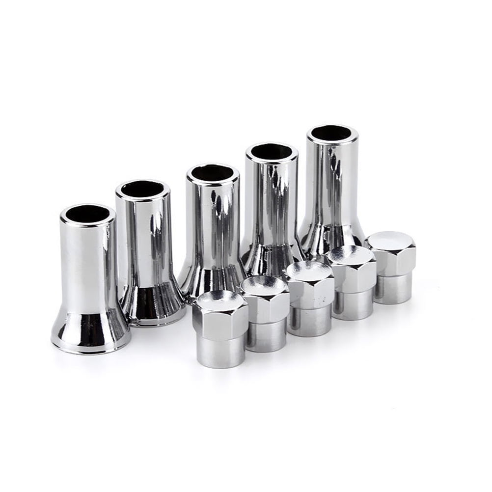 Worgeous 2 Sets Valves Stem Caps and Valves Stems Sleeves Set for Car ...