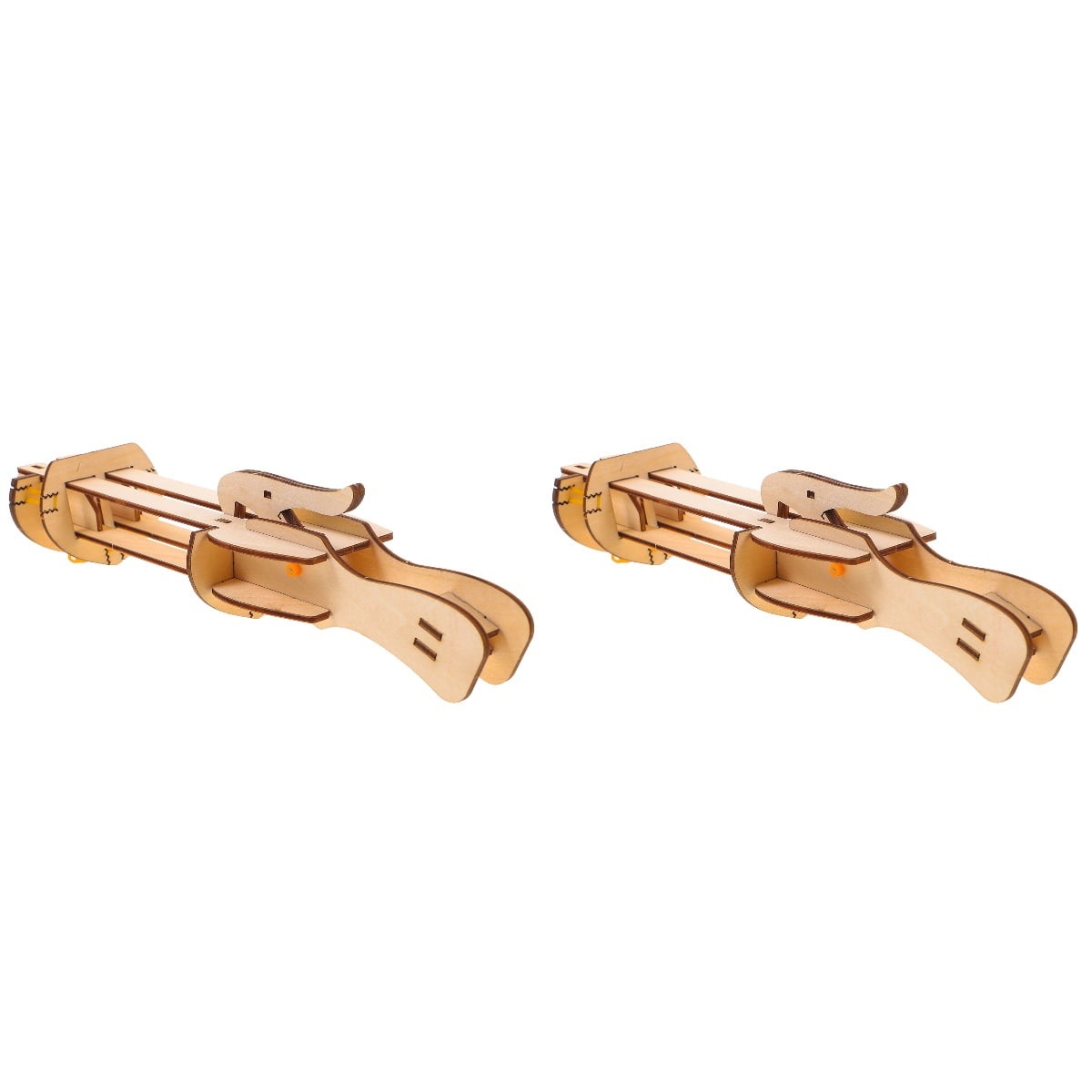 Worgeous 2 Sets of Assembly Paper Plane Launcher Kids DIY Toy Simulated ...