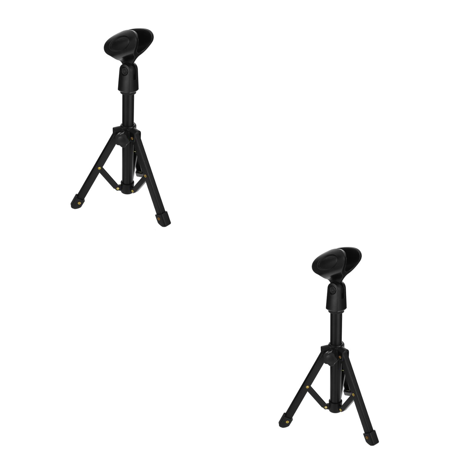 Worgeous 2 Sets of Desktop Microphone Stand Microphone Desk Stand Mic ...