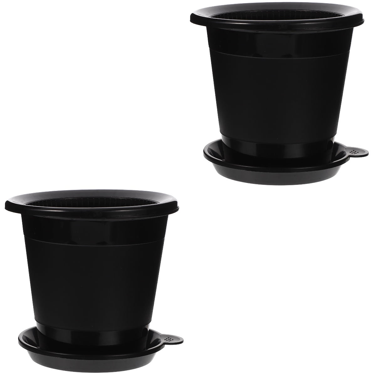 Worgeous 2 Sets of Outdoor Use Flower Pot Orchid Flower Planter With ...