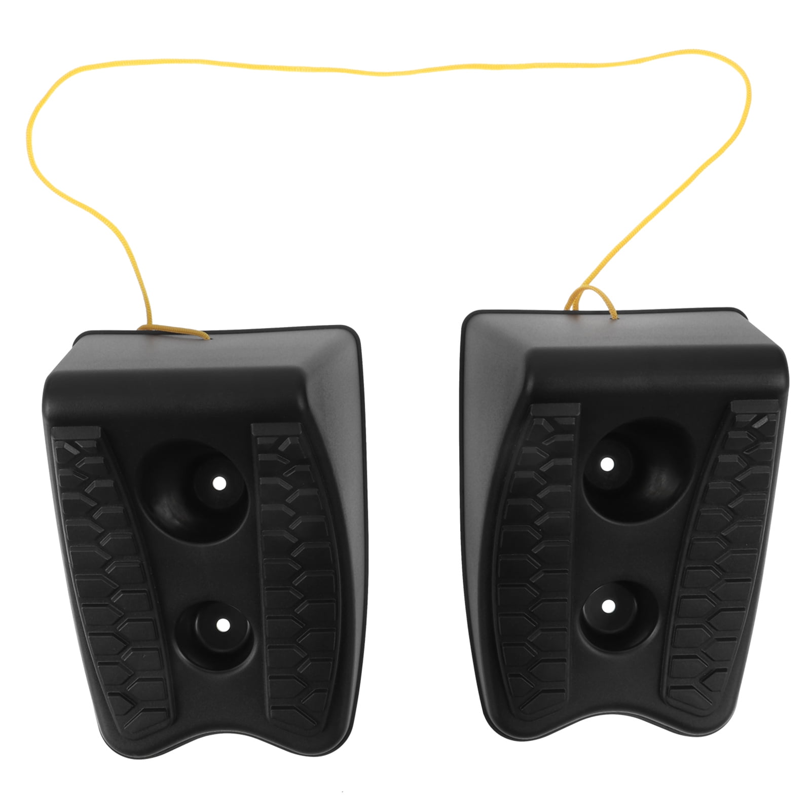 Worgeous 2 pcs Heavy Duty Wheel Chocks Wedge Car Wheel Chocks Trailer ...